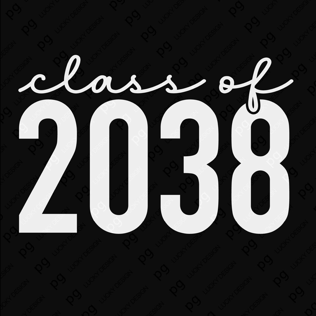 Kindergarten Class of 2038 Svg Png, Future Class 2038 Svg, Teacher Mom ...