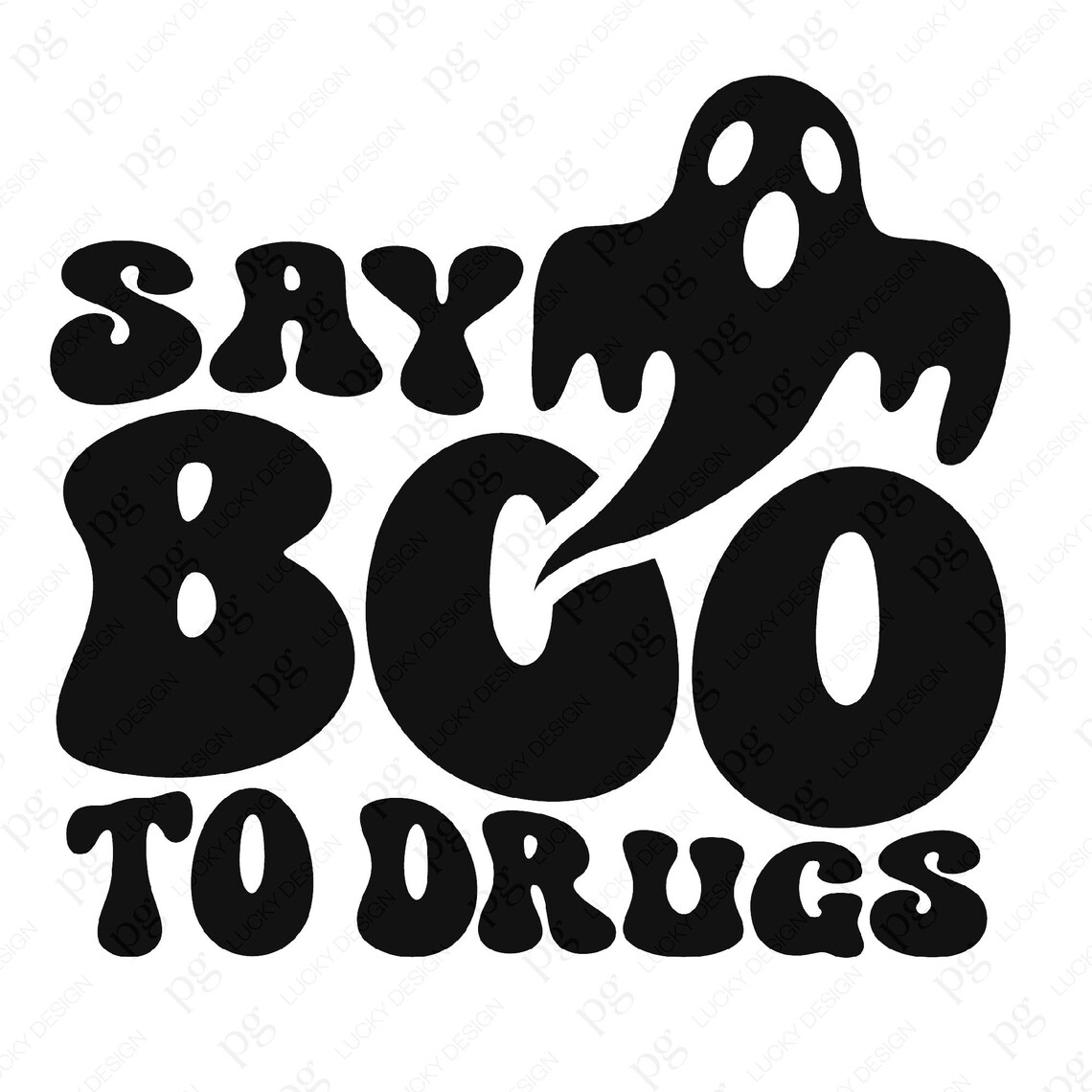 Say Boo to Drugs Svg Png, Say No to Drugs Svg, We Wear Red Svg, Red ...