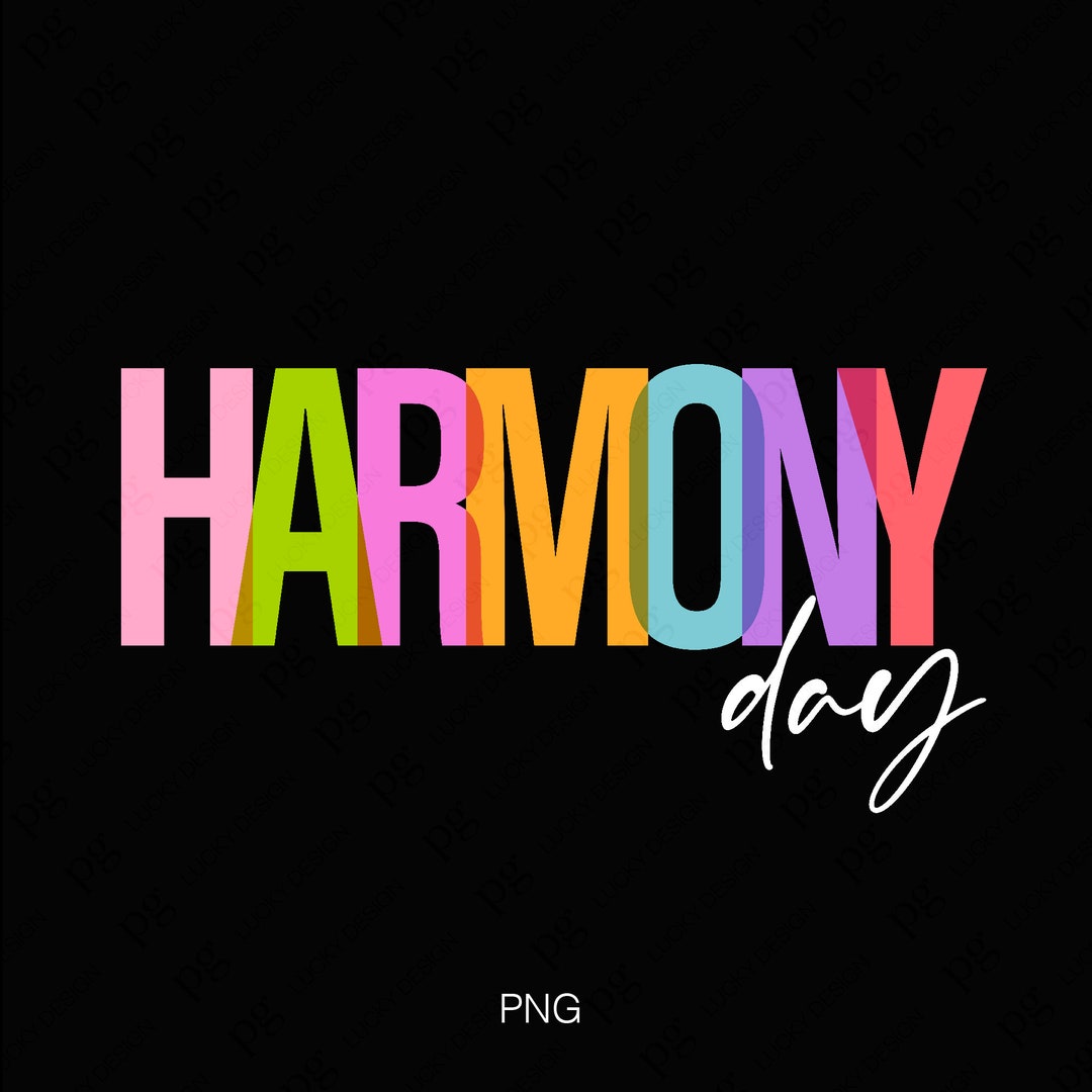 Harmony Day Png, Happy Harmony Day Png, Living in Harmony Png, Harmony ...