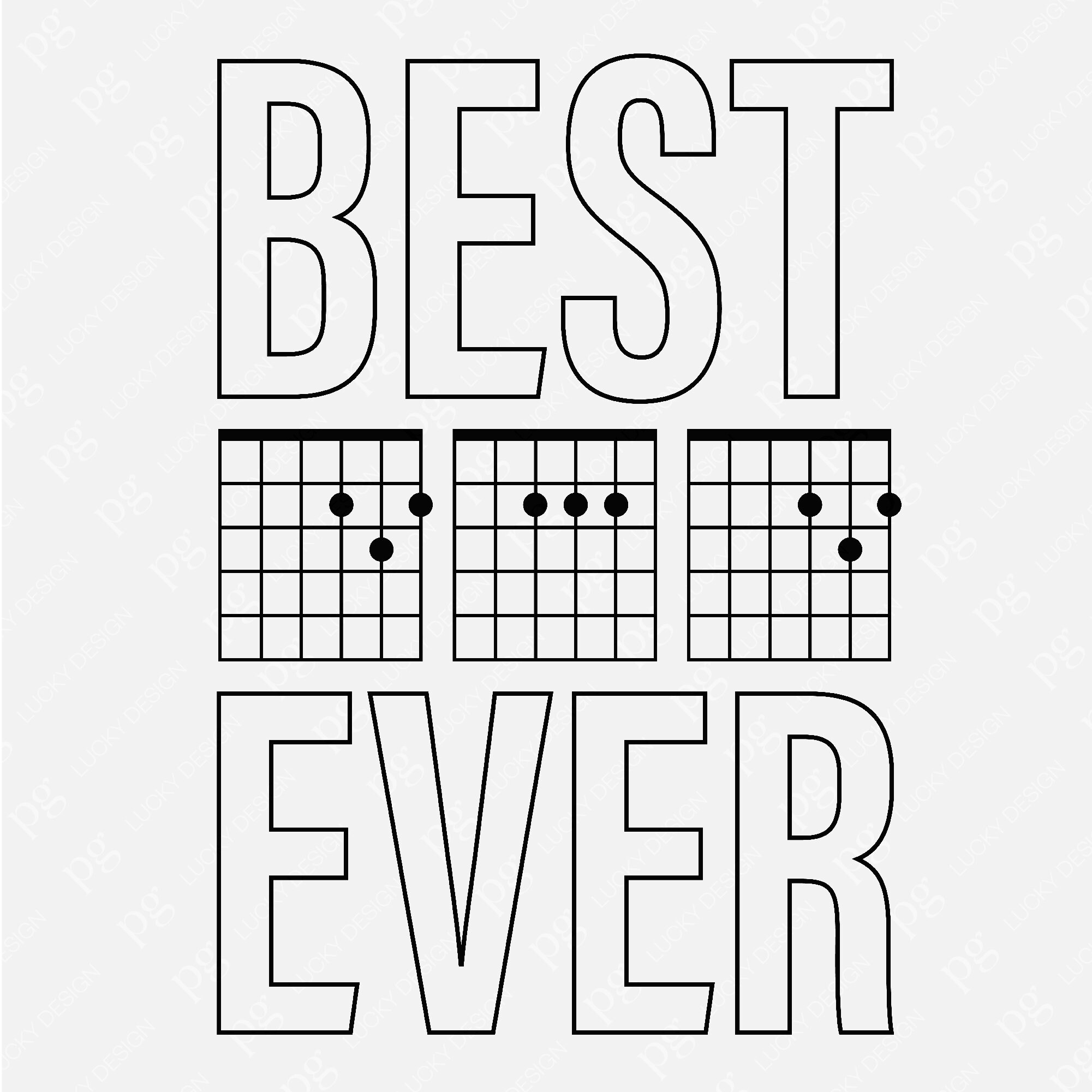 Best Dad Guitar Chords Svg Png, Dad Music Notes Svg, Music Dad Svg ...