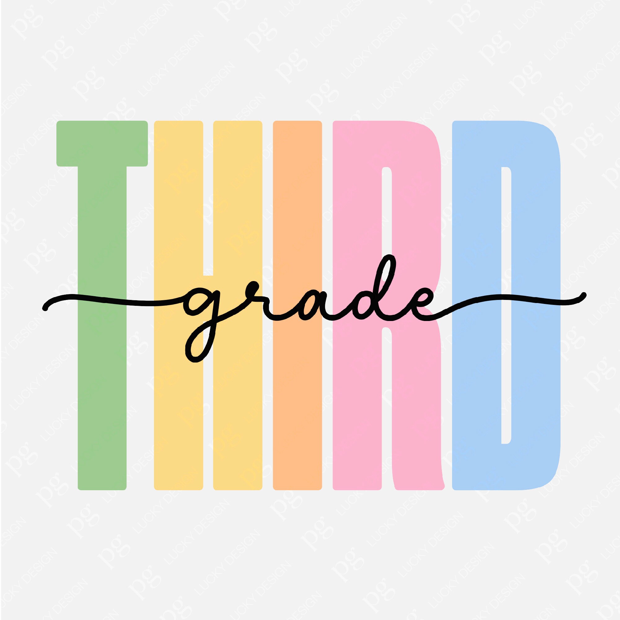 Third Grade Svg Png, Back to School Svg, 3rd Grade Teacher First Day of ...