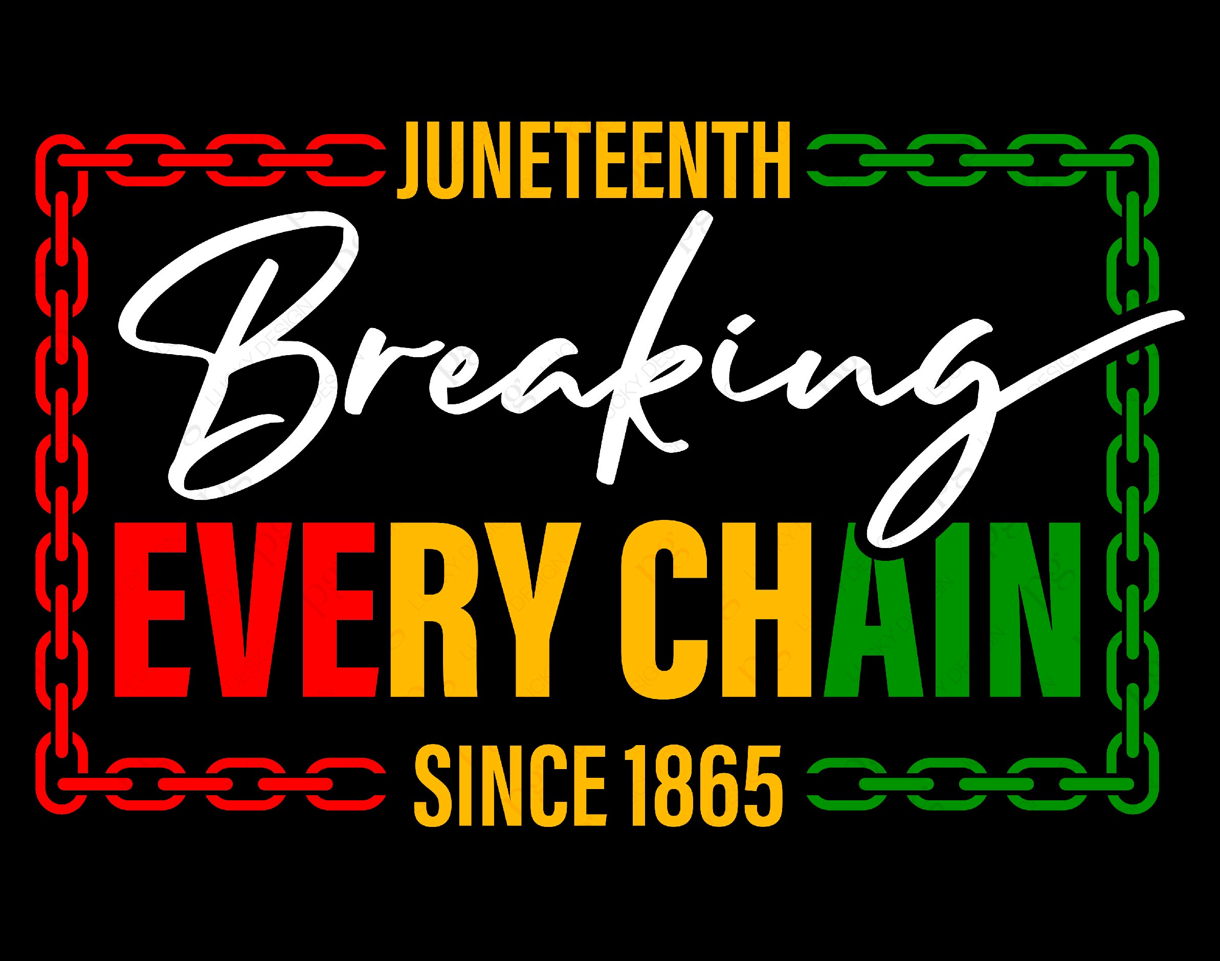 Breaking Every Chain Svg Png Juneteenth Svg Since 1865 Svg - Etsy