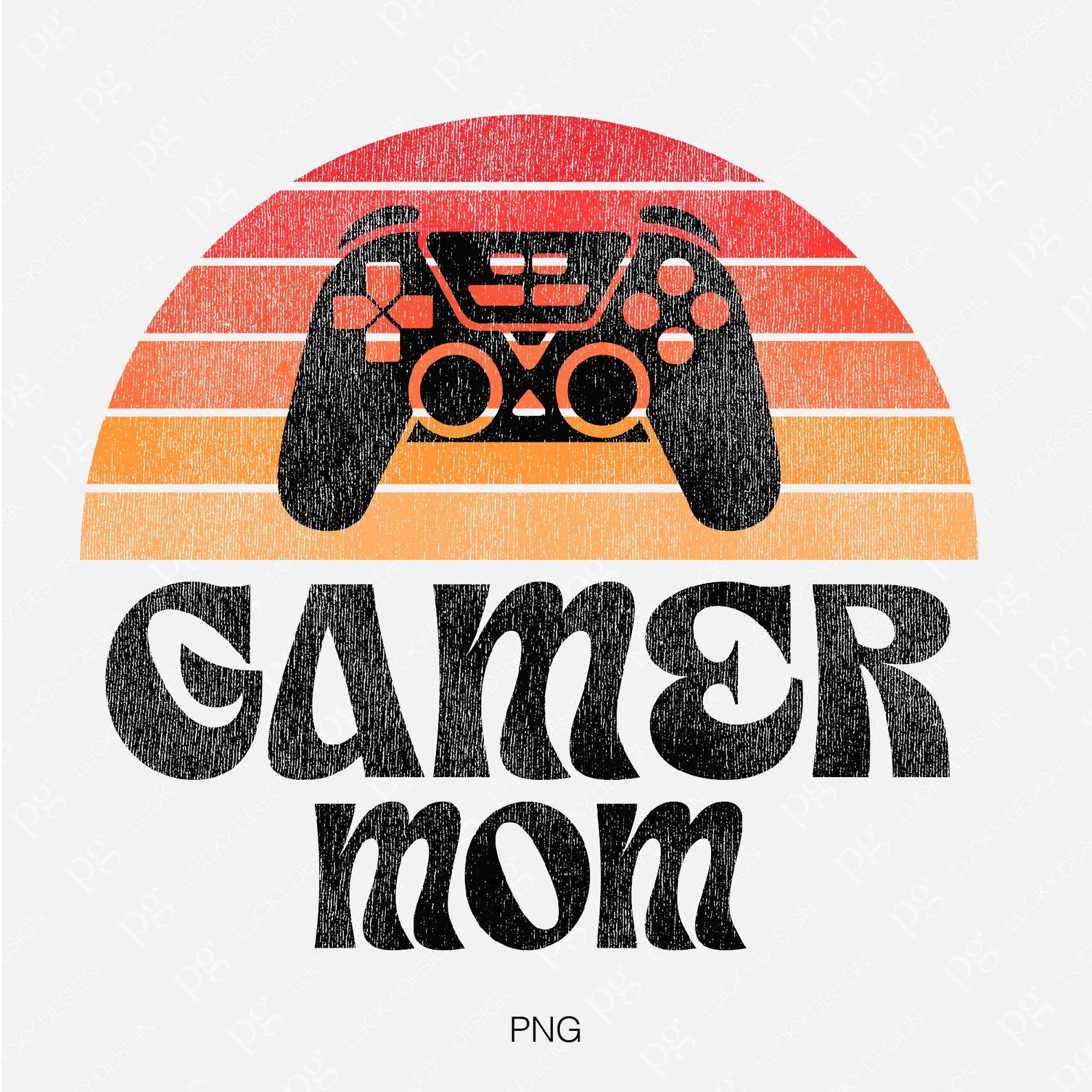 Gamer Mom Svg Png, Distressed Gammer Png, Gamer Mom Dad Matching, Retro ...