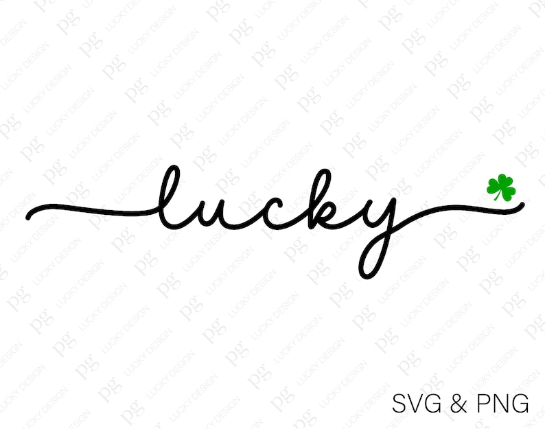 Lucky Svg Png Happy Go Lucky Svg St Patrick's Day Svg - Etsy
