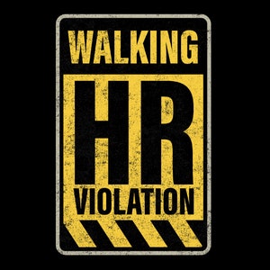 Distressed Walking HR Violation Png, Funny Office Worker Png, Sarcastic ...