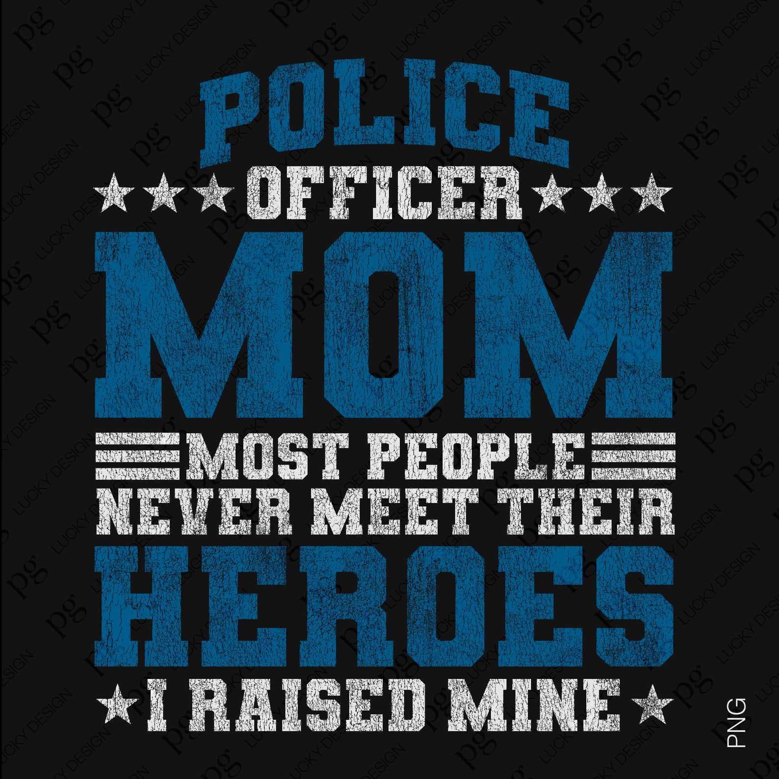 2 Design Bundle Police Officer Mom Svg Png, Distressed Policeman's Mom ...