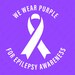 We Wear Purple for Epilepsy Awareness Svg Png, Epilepsy Svg, Purple ...