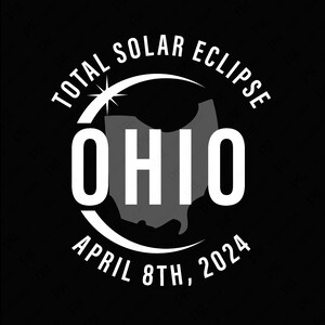 Total Solar Eclipse Ohio Svg Png, 2024 Eclipse Svg, April 8 2024 ...
