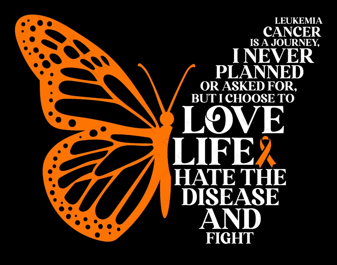 Leukemia Cancer is A Journey Svg Png, Leukemia Cancer Support Squad ...