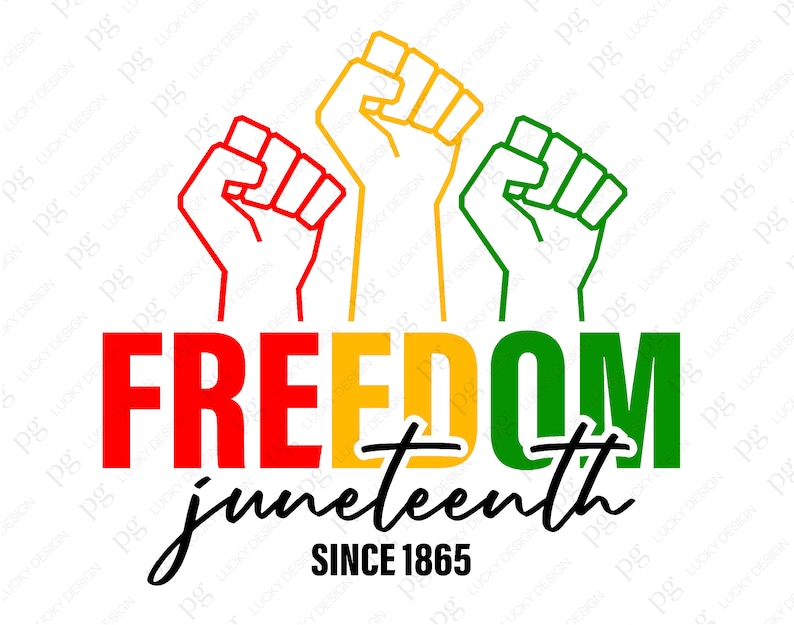 Juneteenth 1865 Svg Png, Freedom Svg, Fist Svg, Fist Power Svg ...