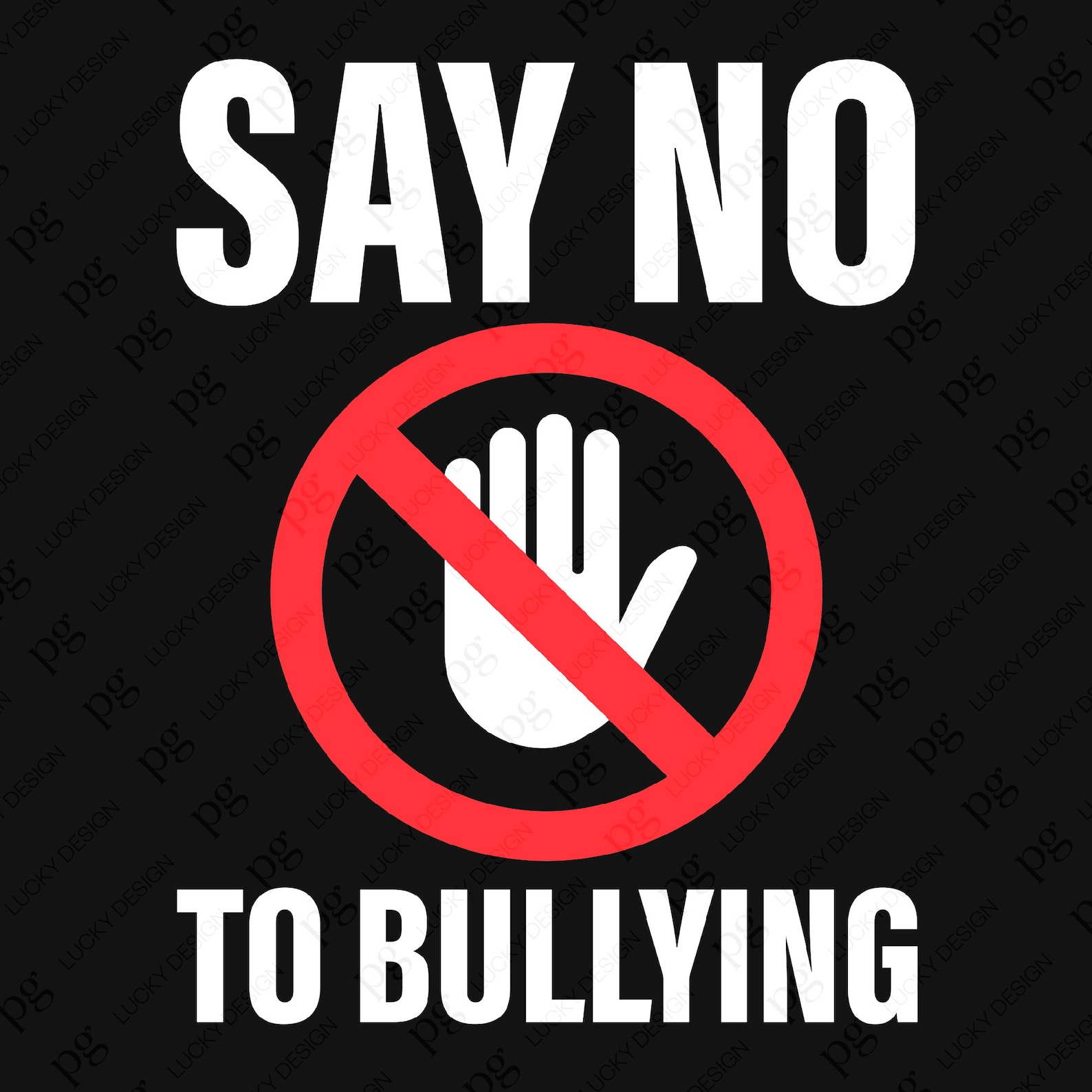 Say No to Bullying Svg Png, Stop Bullying Svg, End Bullying Svg ...