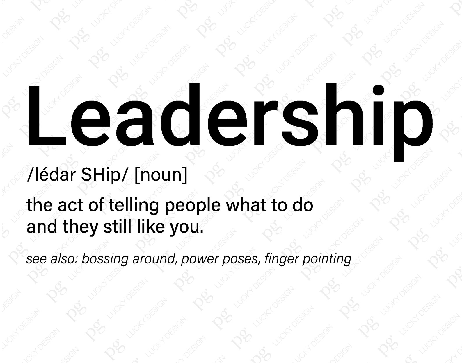 Leadership Definition Svg Boss Definition Svg Proud Leader - Etsy