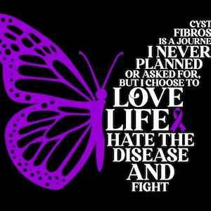 Cystic Fibrosis is A Journey Svg Png, Cystic Fibrosis Awareness ...