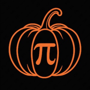 3 Colour Pumpkin Pi Math Svg Png, Funny Thanksgiving Svg, Pi Math Svg ...