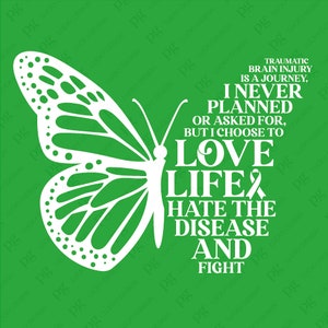 Traumatic Brain Injury is A Journey Svg Png Traumatic Brain Injury ...