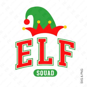 ELF Squad Svg Png, Distressed Elf Squad Png, Merry Christmas Family ...