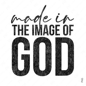 2 Design Bundle Made in the Image of God Svg Png, Christian Religious ...