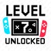 Level 7 Unlocked Svg, 7th Birthday Boy Girl Kids, Seven Years Old Gamer ...