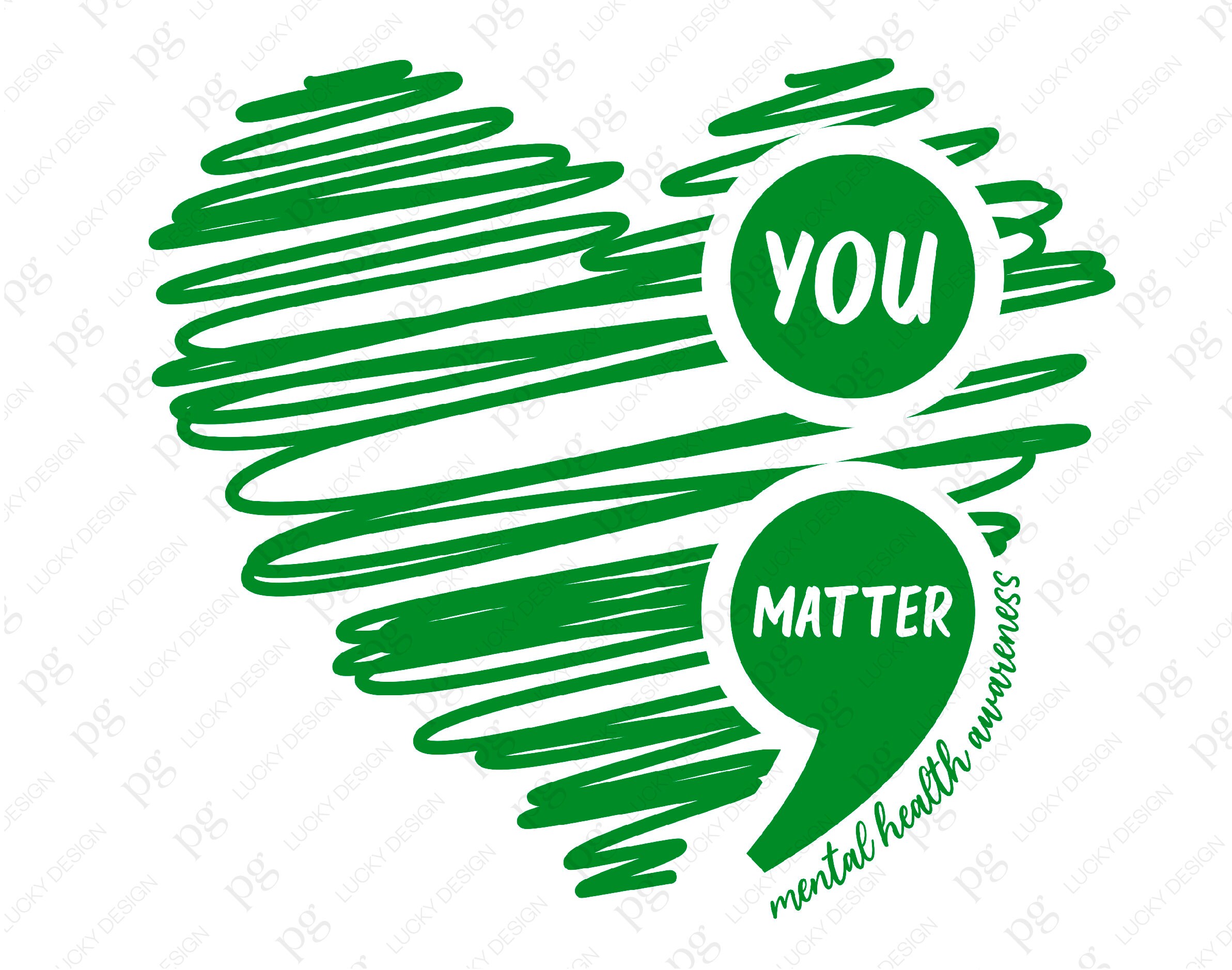You Matter Mental Health Awareness Svg Png Semicolon Svg - Etsy Canada