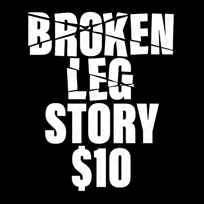 Broken Leg Card - Etsy