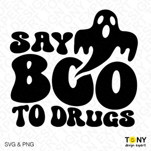 Say Boo to Drugs Svg Png, Say No to Drugs Svg, We Wear Red Svg, Red ...