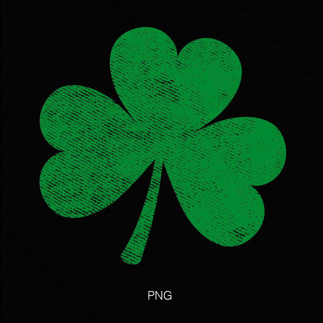 Distressed Shamrock Png, Lucky Shamrock Png, St Patricks Day Png ...