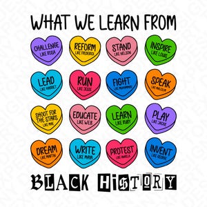 What We Learn From Black History Svg Png, Black Teacher Svg, Mlk Svg ...