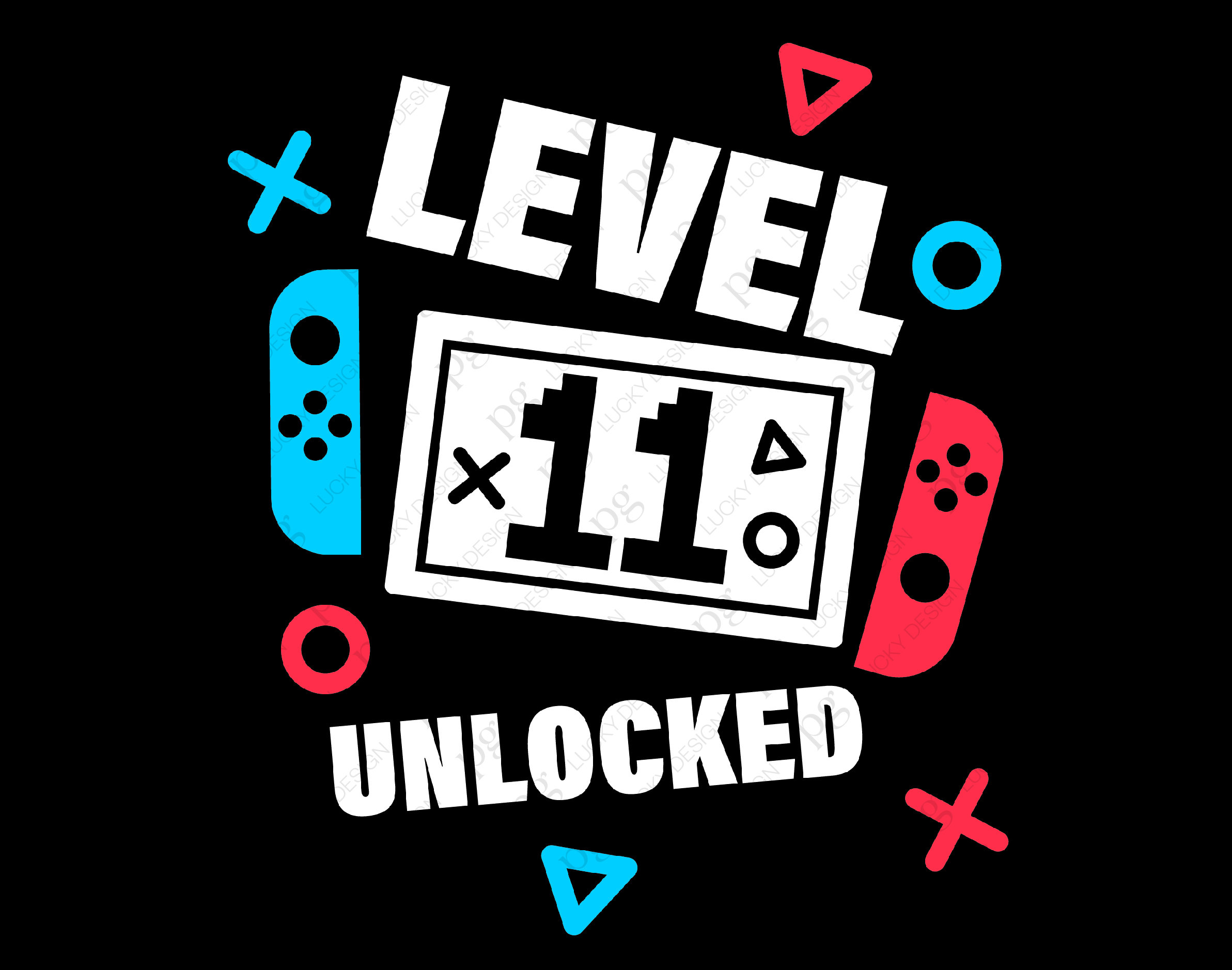 Level 11 Unlocked Svg 11th Birthday Boy Girl Eleven Years - Etsy UK