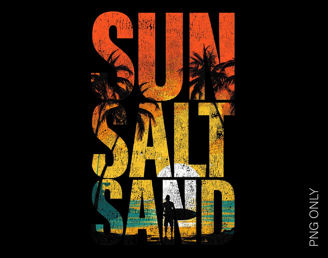 Sun Salt Sand Png, Summer Png, Beach Vibes Png, Sunshine Png, Vacation ...