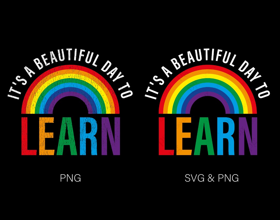 It's A Beautiful Day to Learn Svg Png, Back to School Svg Funny Teacher ...