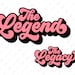 The Legend Svg Png, the Legacy Svg, Father's Day Svg, Dad and Son ...