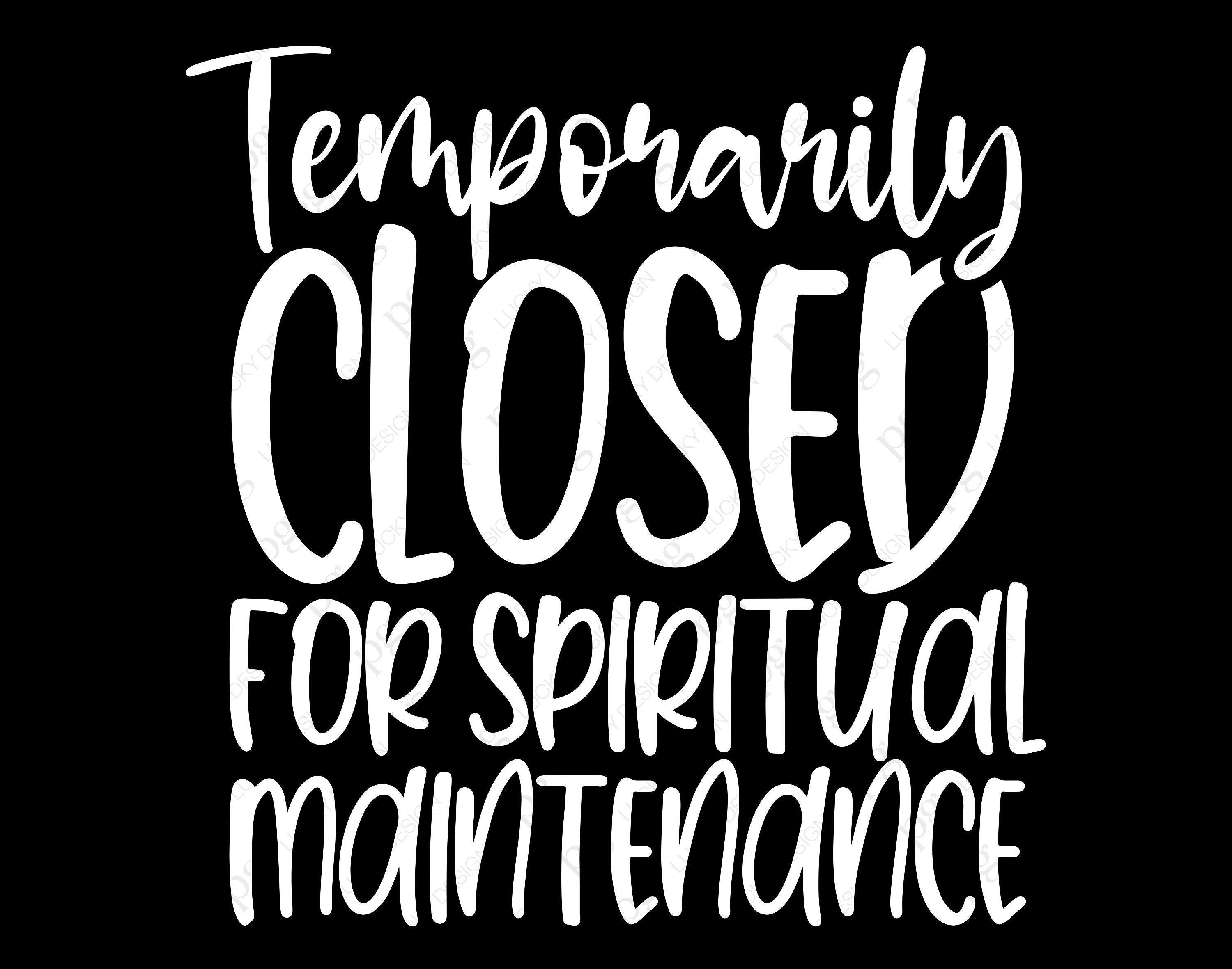 Temporarily Closed For Maintenance
