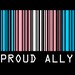 Proud Ally Transgender Barcode Svg, Trans Pride Gift, Proud Lgbt Ally ...