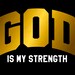 God is My Strength Svg Png, Jesus Svg, Blessed Svg, Religious Christian ...