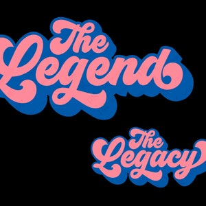 The Legend Svg Png, the Legacy Svg, Father's Day Svg, Dad and Son ...