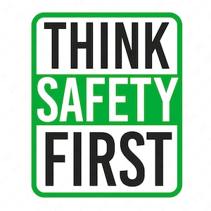 Think Safety First Svg Png, Drive Safe Svg, Racing Season Svg, Driver ...