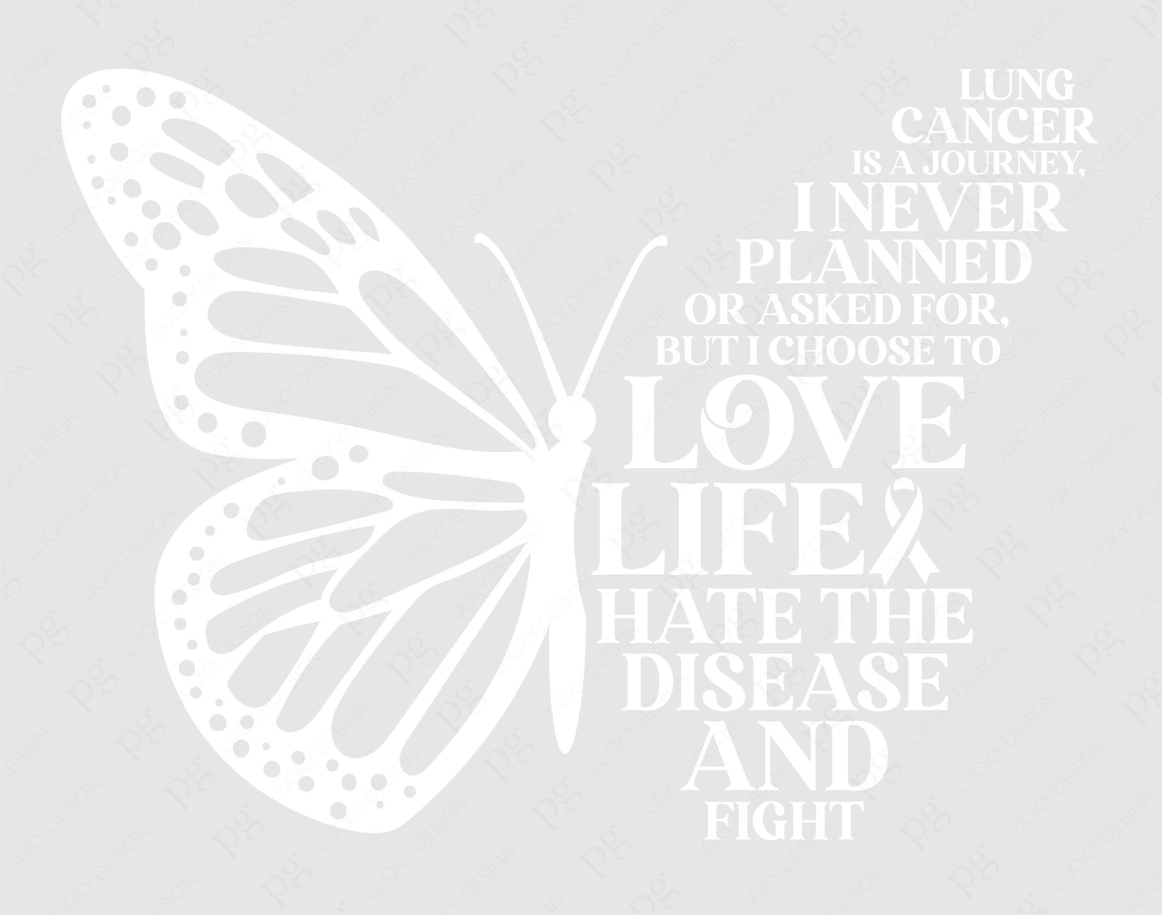 Lung Cancer Ribbon Quotes