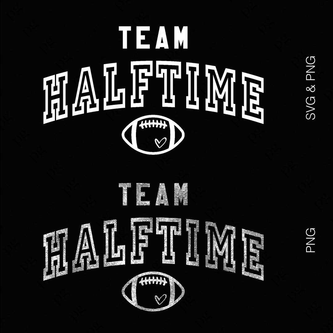 2 Design Bundle Team Halftime Svg Png, Football Svg, American Football ...