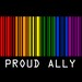 Proud Ally Lgbtq Barcode Svg, Lgbt Pride Gift, Proud Lgbt Ally Svg ...