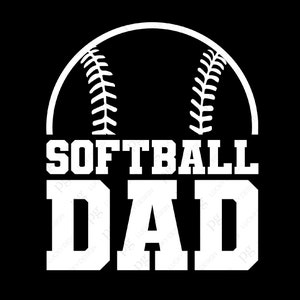 Softball Dad Svg Png, Sports Dad Svg, Dad Svg, Proud Dad Svg, Father's ...