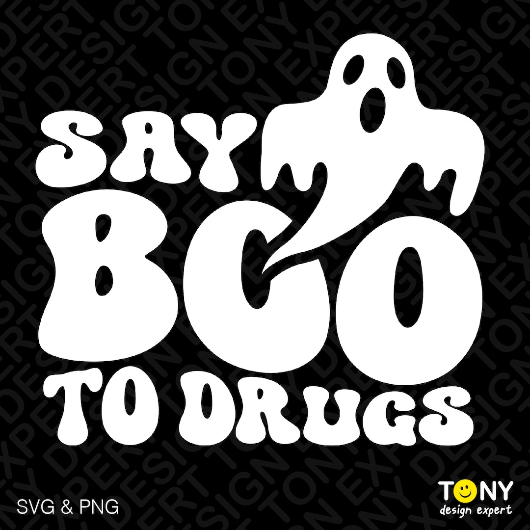 Say Boo to Drugs Svg Png, Say No to Drugs Svg, We Wear Red Svg, Red ...