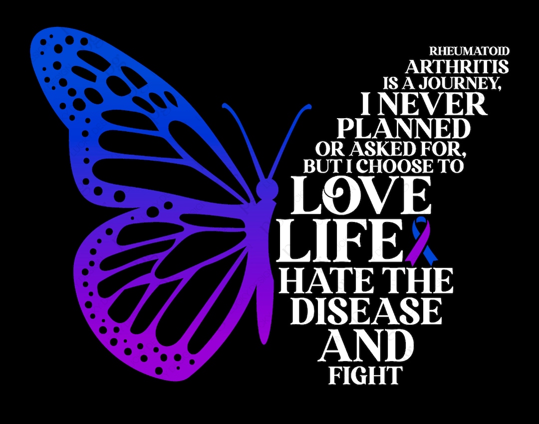 Rheumatoid Arthritis is A Journey Svg Png, Rheumatoid Arthritis ...
