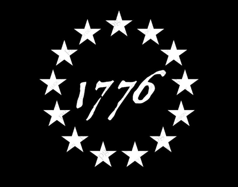 1776 Svg, 13 Star Betsy Ross Usa Flag Svg, Military 4th of July ...