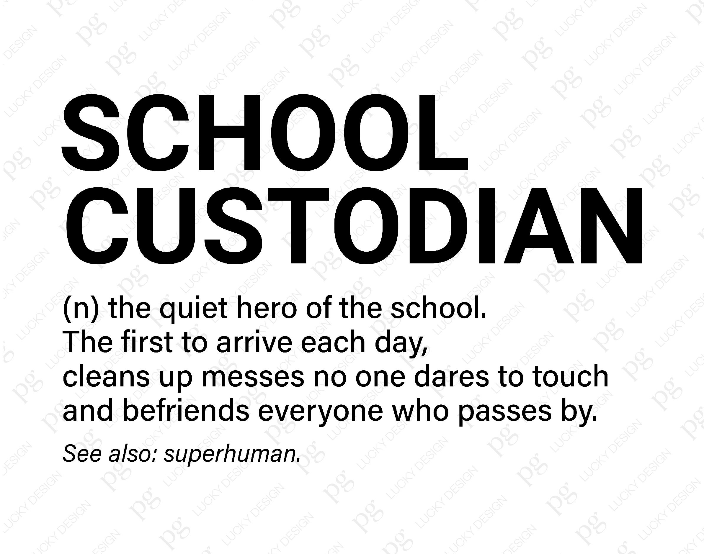 School Custodian Definition Svg Png, School Janitor Png, Custodian ...