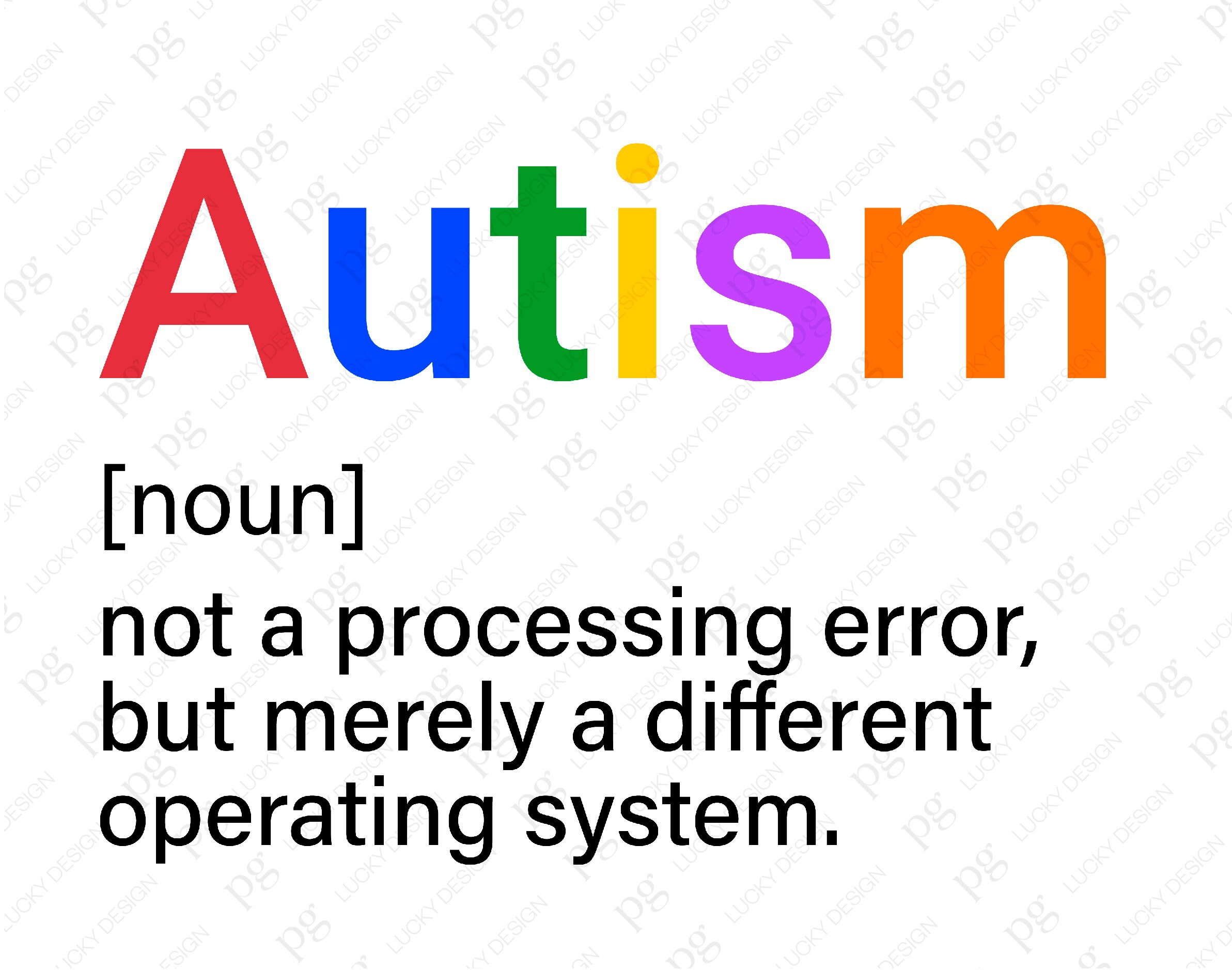 Autism Definition Svg Png, Autism Svg, Autism Awareness Svg, Autism Mom ...