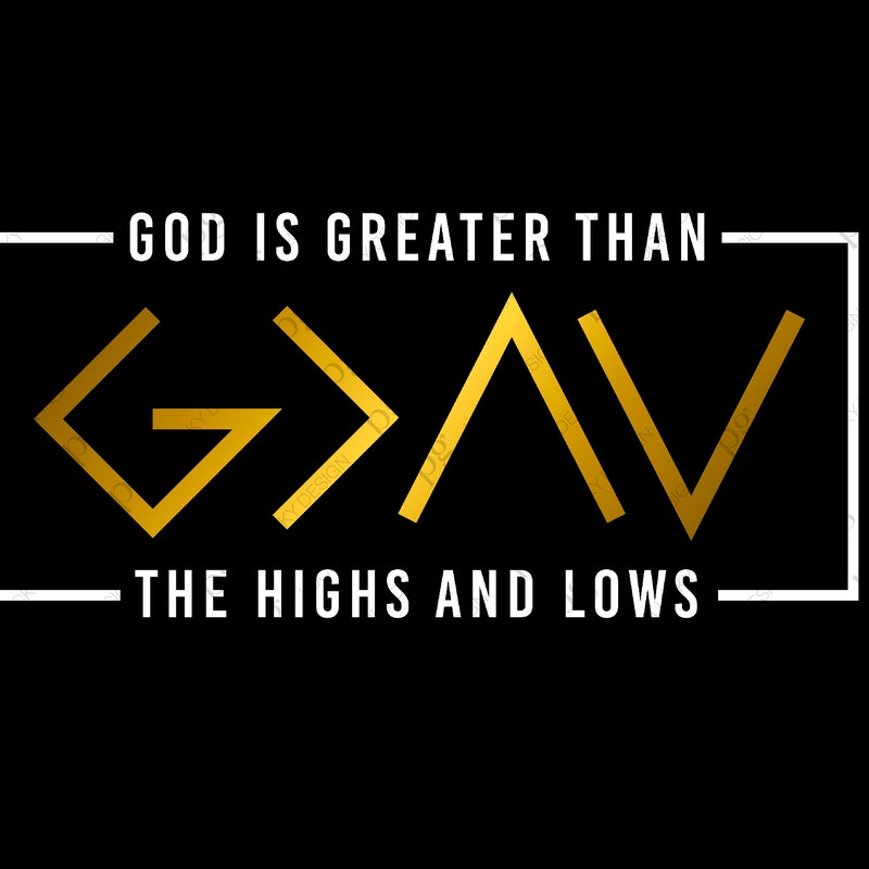 God is Greater Svg - Etsy