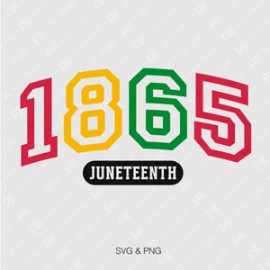 Juneteenth 1865 Svg Png, Celebrate Juneteenth Black History Month Svg ...