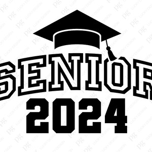 Senior 24 Svg Png, Class of 2024 Svg, Seniors Svg, 12th Grade High ...