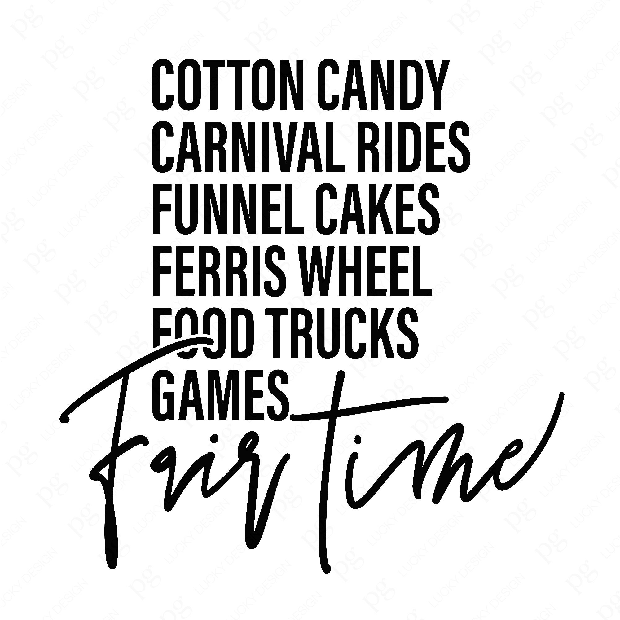 It's a Fair Time Svg Png, It's a Fair Week Svg Png, County Fair Svg ...