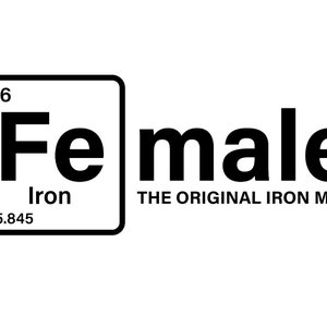 Female the Original Iron Man Svg Png, Female Definition Svg, Feminist ...